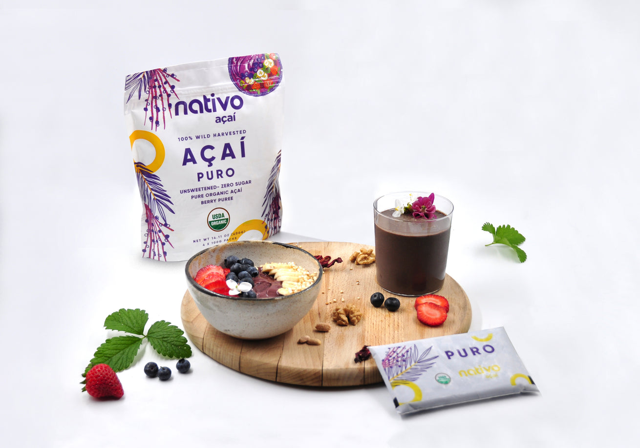 Açai Puro 4x100 gr – Nativo Acai